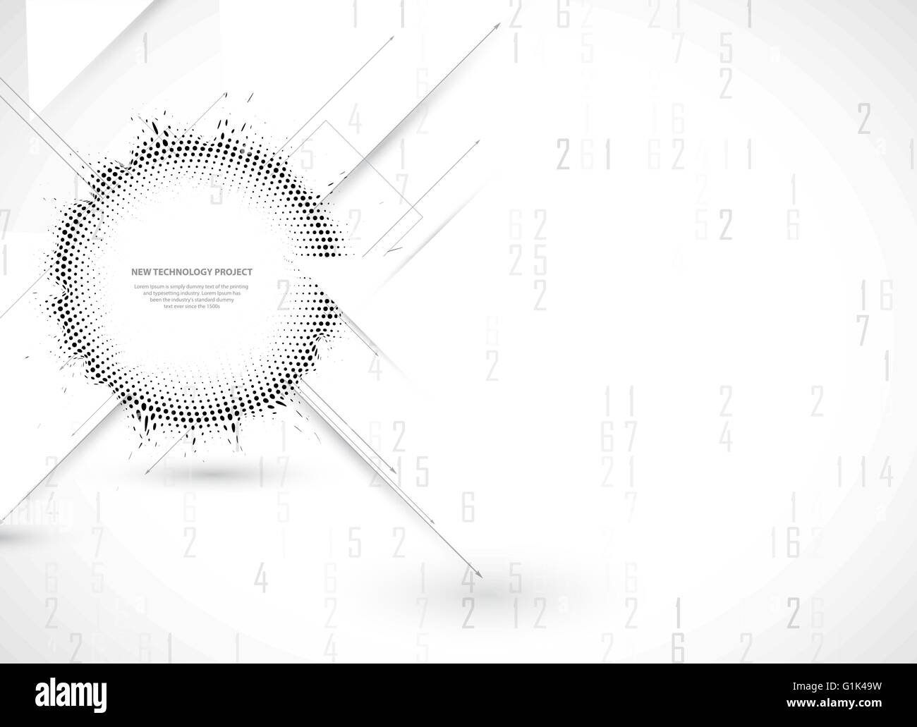 Abstract vector background. Futuristic technology style. Elegant ...