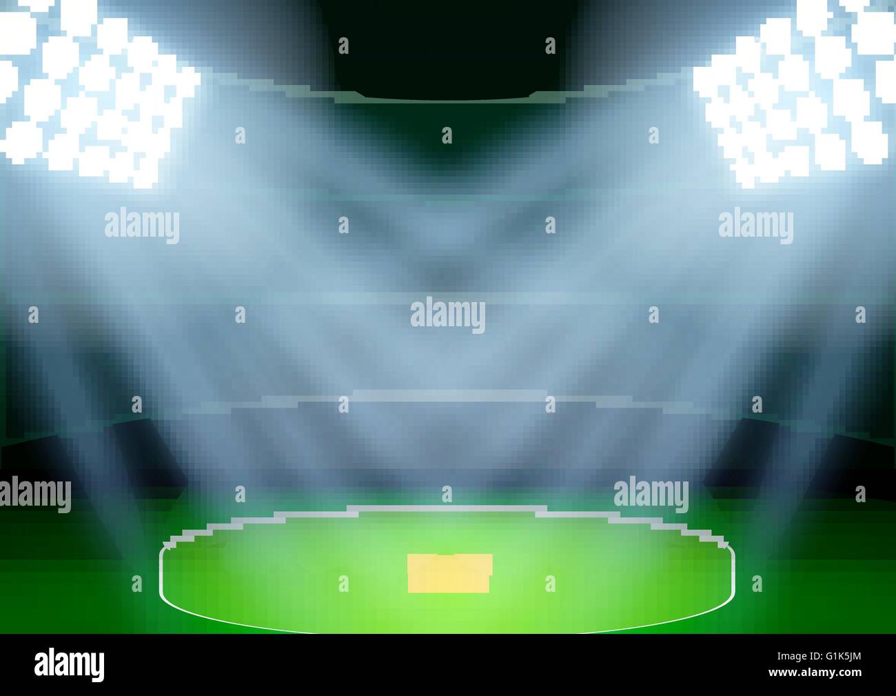 Background posters night cricket stadium Stock Vector Images - Alamy