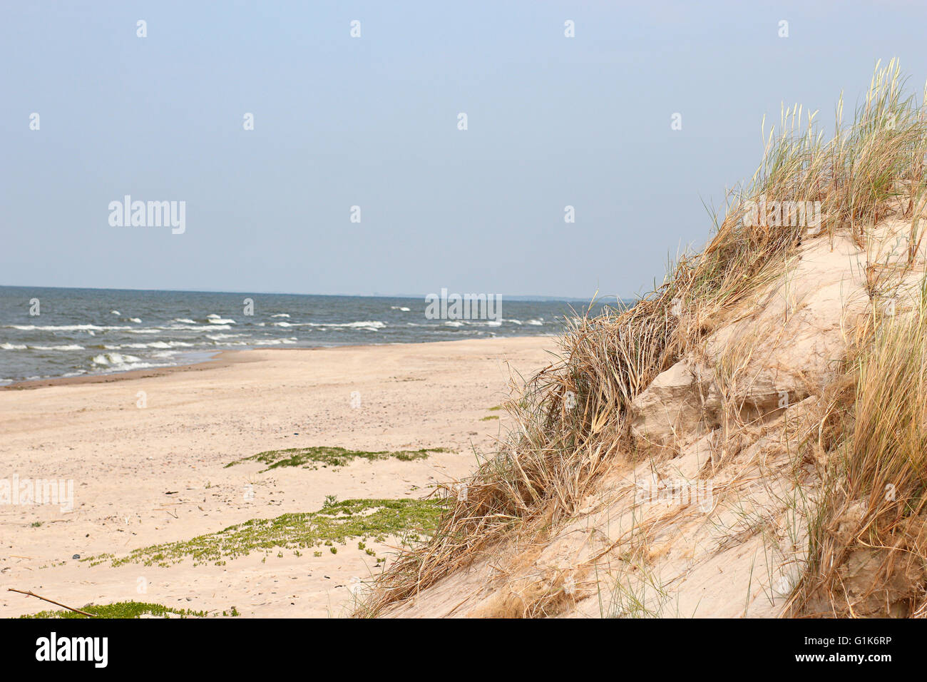 Windswept sand on the beach hi-res stock photography and images - Alamy