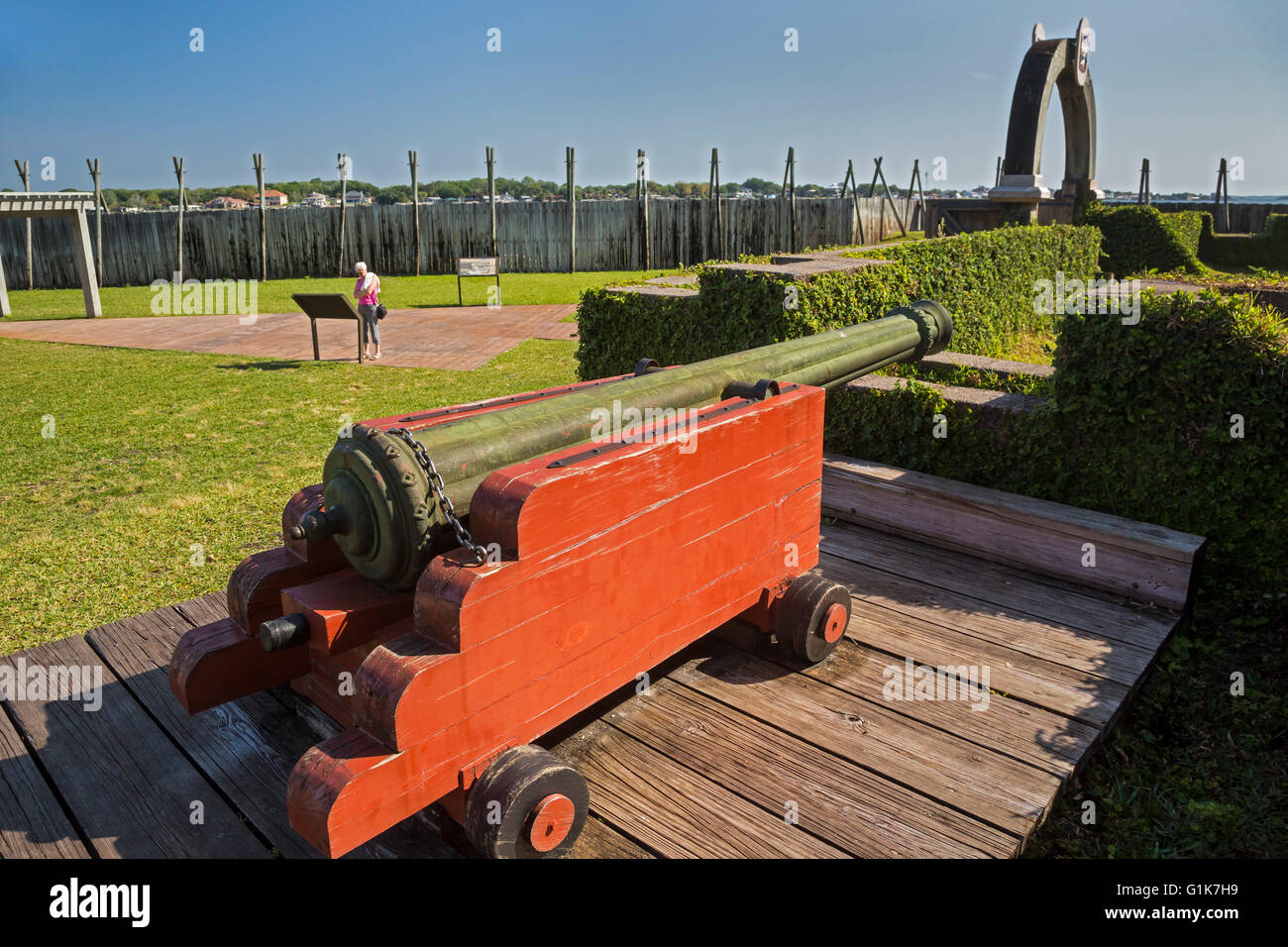 Jacksonville, Florida - Fort Caroline, built in 1564, was a short-lived ...