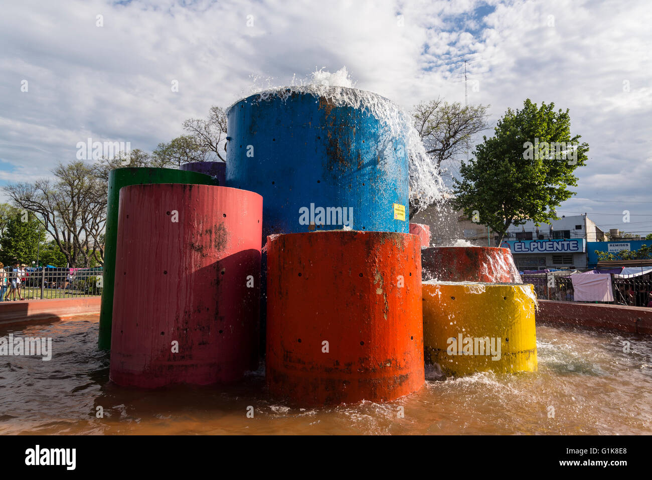 Ugly fountain, Mataderos, Buenos Aires, Argentina Stock Photo - Alamy