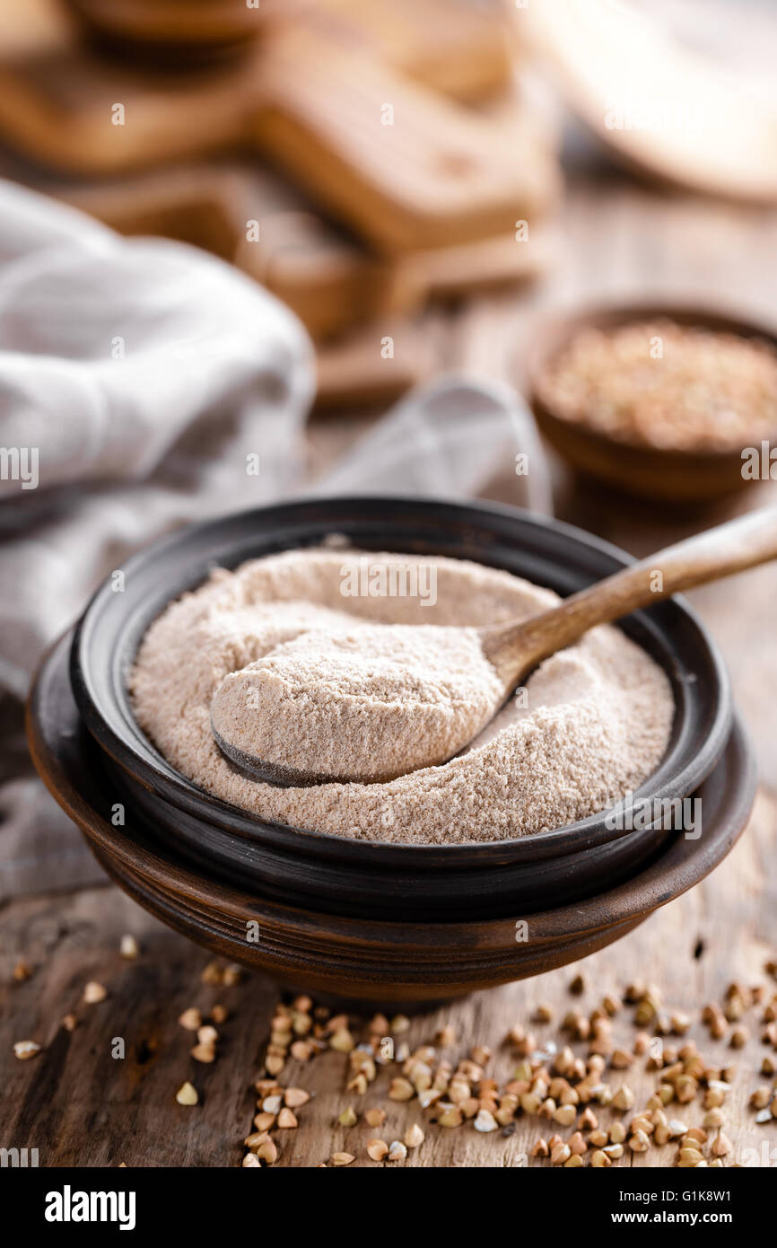 Buckwheat flour hi-res stock photography and images - Alamy