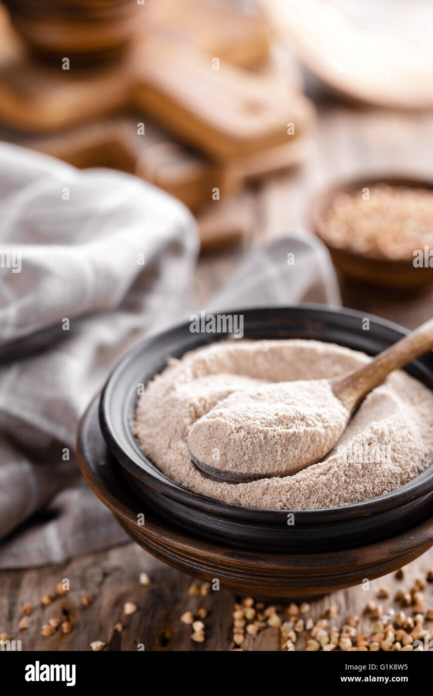 Buckwheat flour hi-res stock photography and images - Alamy