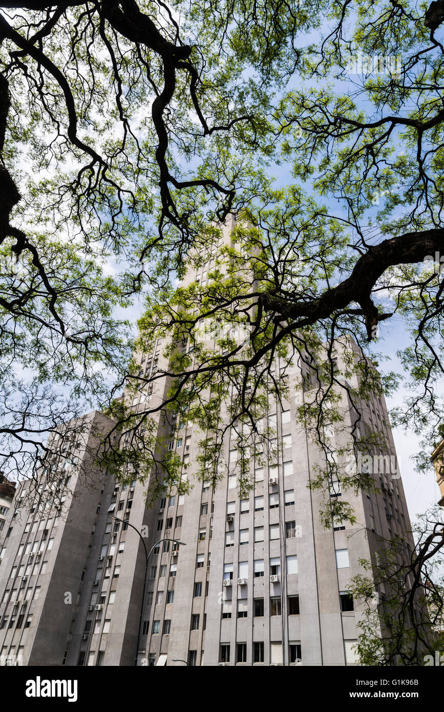 Kavanagh Building, Art Deco skyscraper, Plaza San Martín, Buenos Aires ...