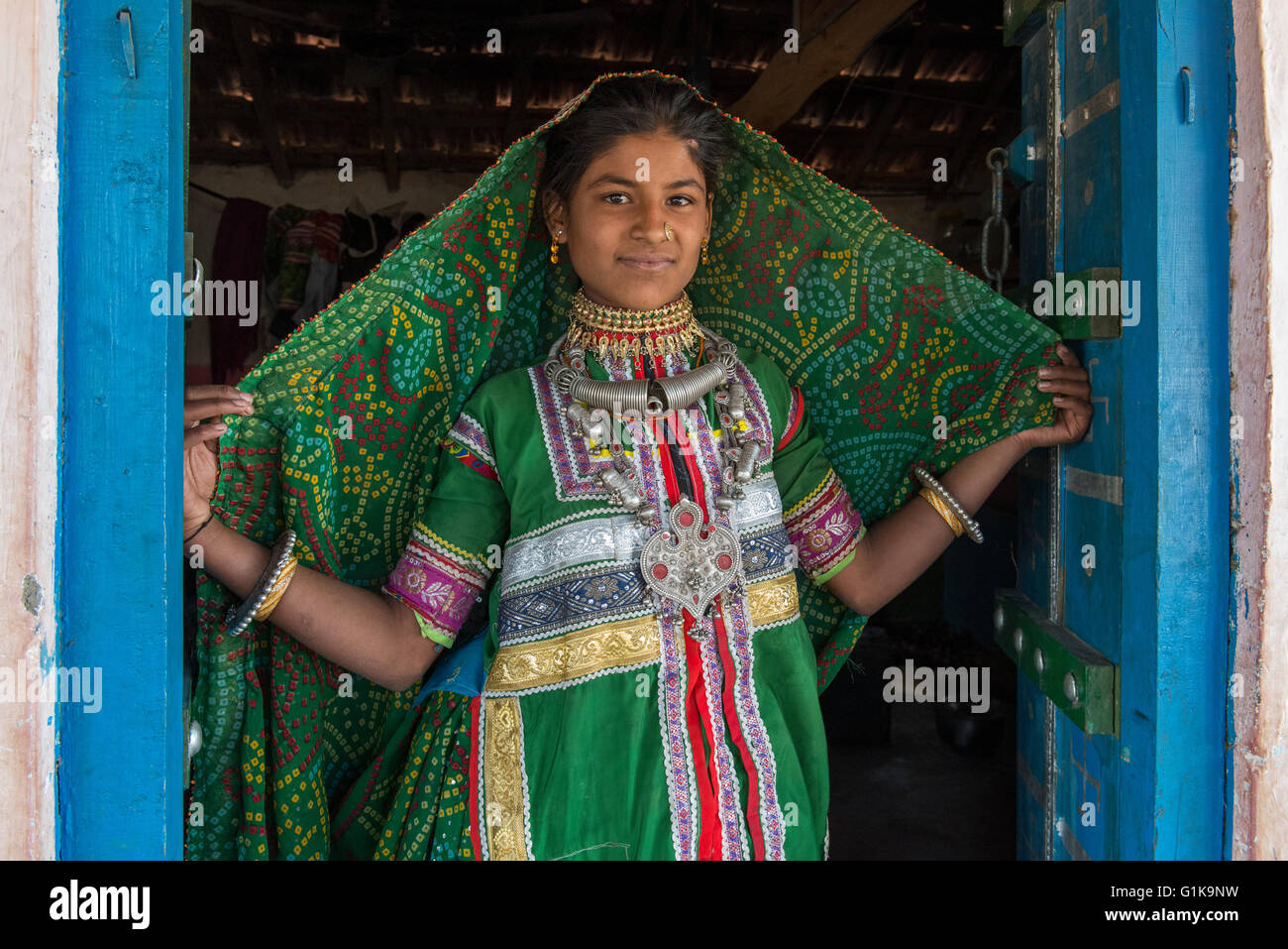 Meghwal Girl, Kutch Stock Photo - Alamy