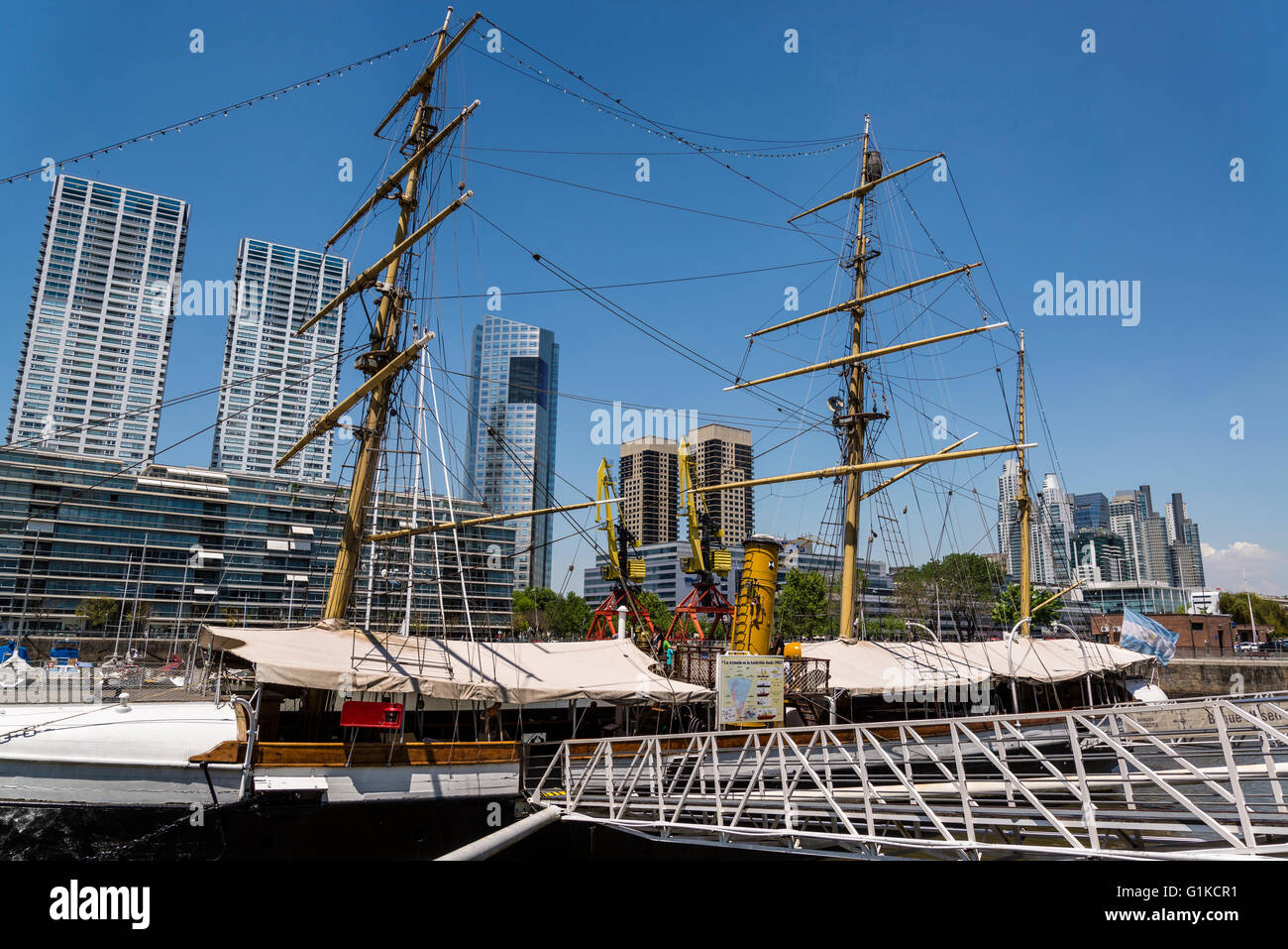 Buque Museo Corbeta A.R.A. 'Uruguay', Puerto Madero, Buenos Aires ...