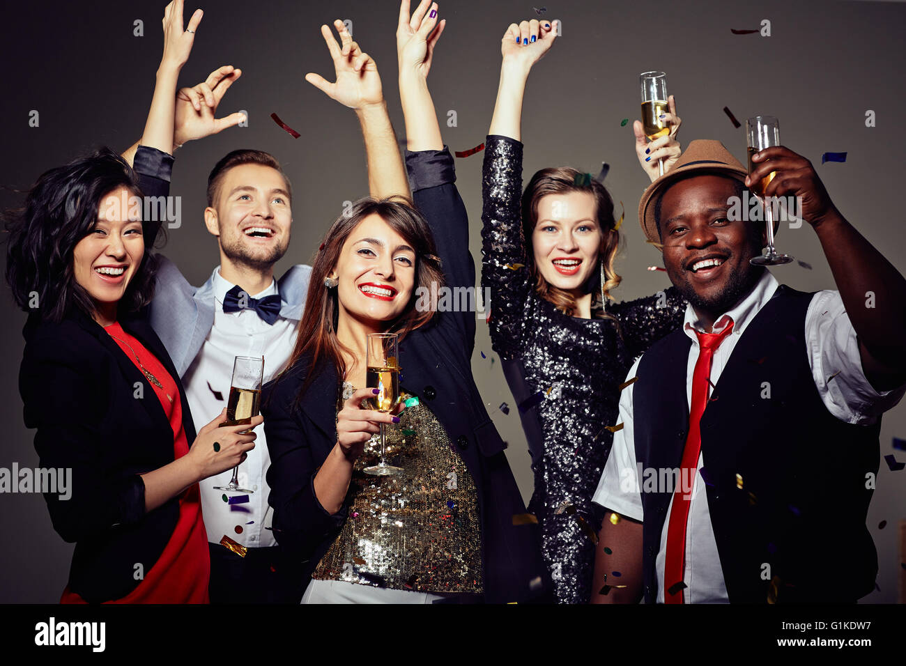 Happy party drink hi-res stock photography and images - Alamy