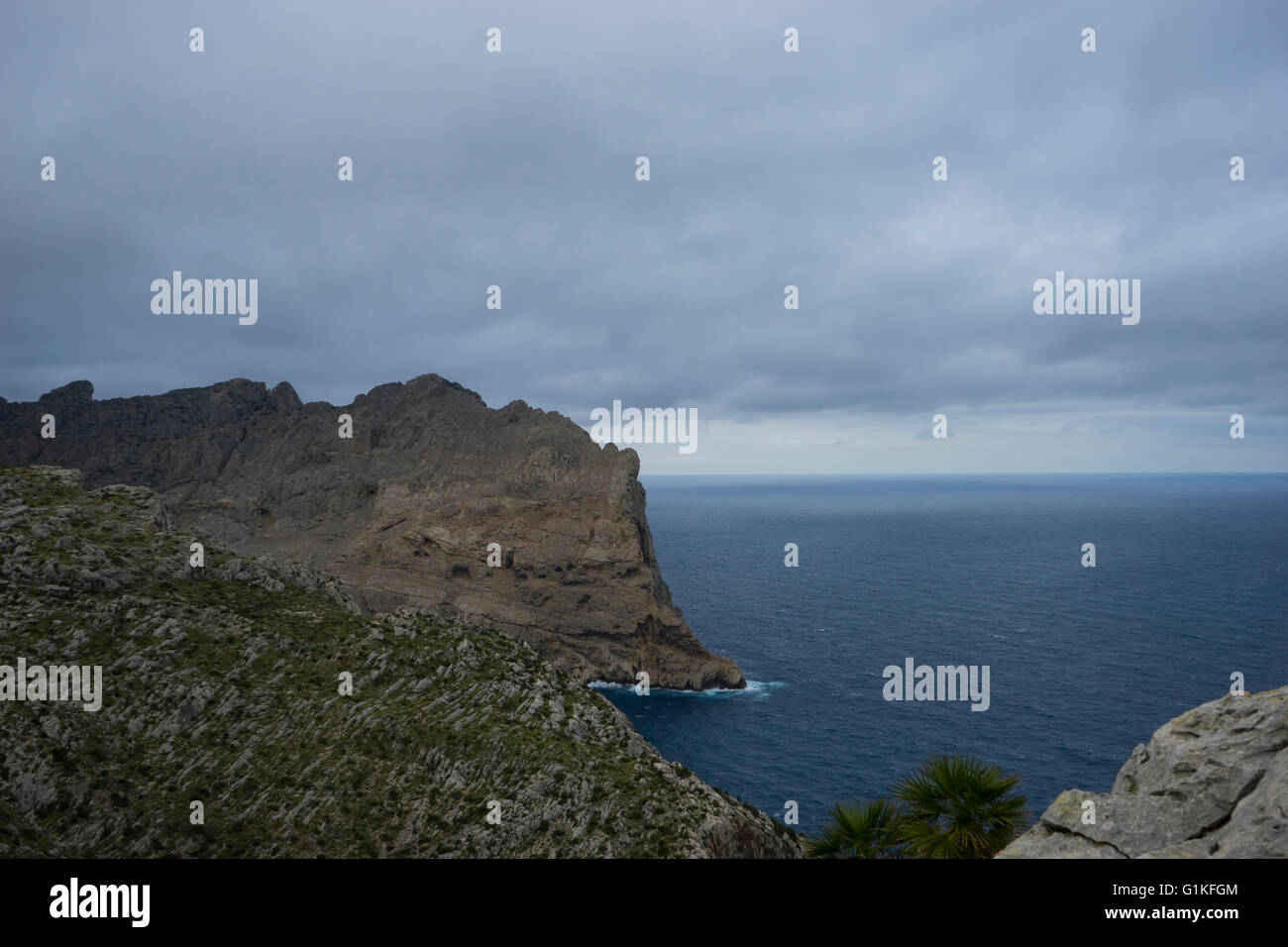 mediterranean, views of Cape formentor in the tourist region of ...