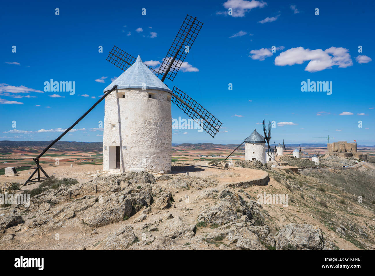 cereal mills mythical Castile in Spain, Don Quixote, Castilian ...