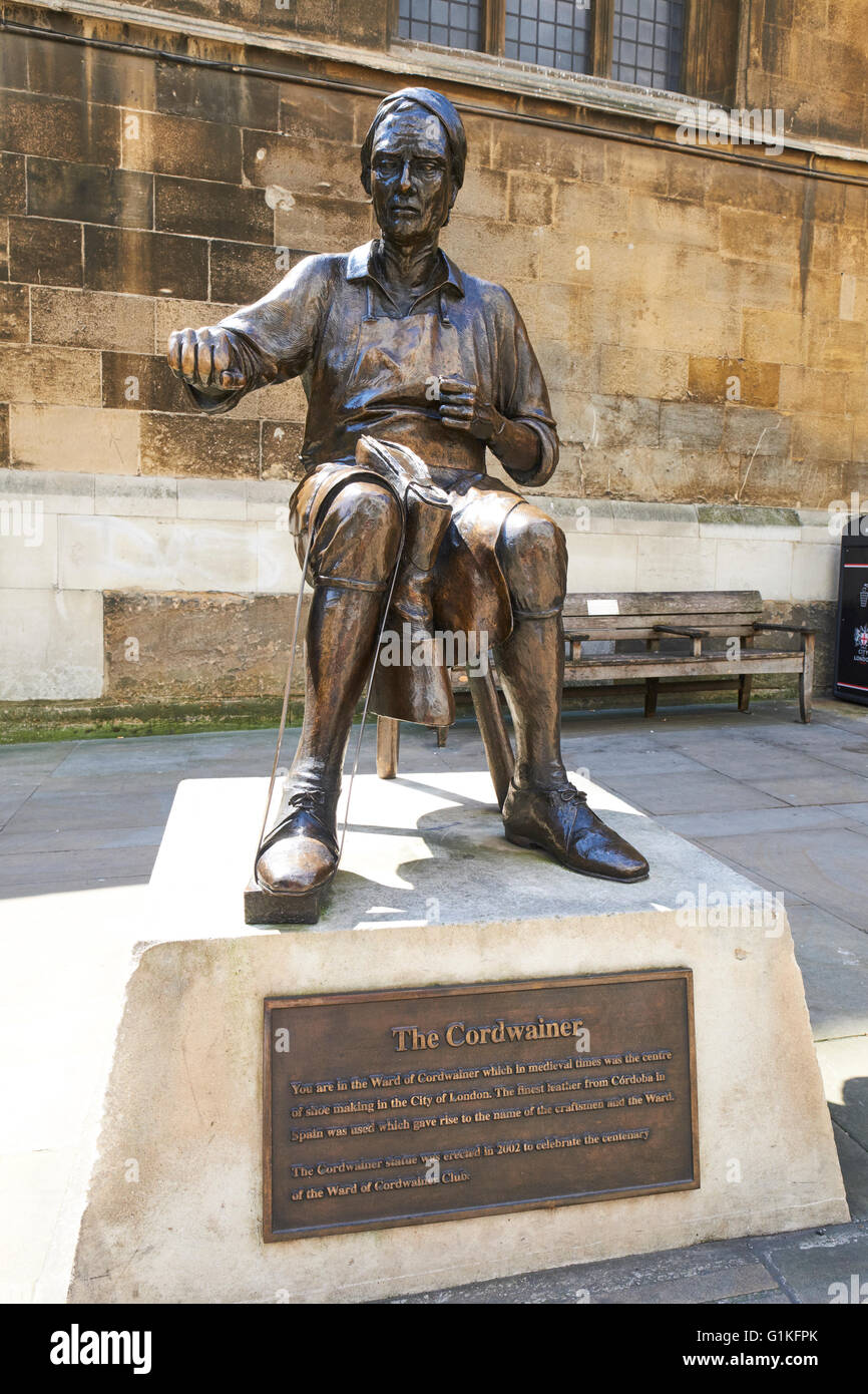Cordwainer shoemaker hi-res stock photography and images - Alamy