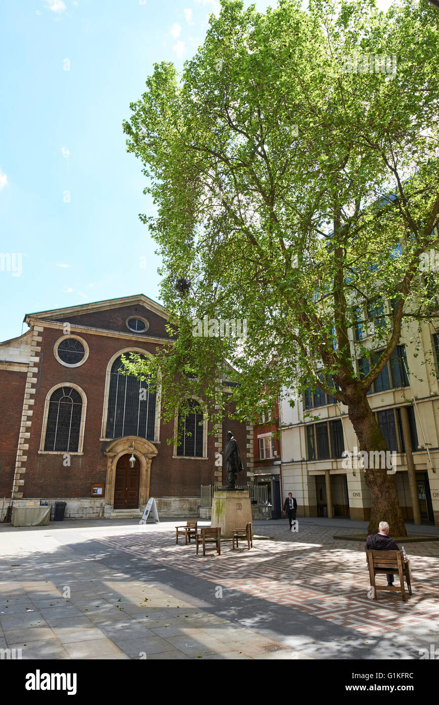 Parish Church St Mary-le-Bow Bow Churchyard Cheapside London UK Stock ...
