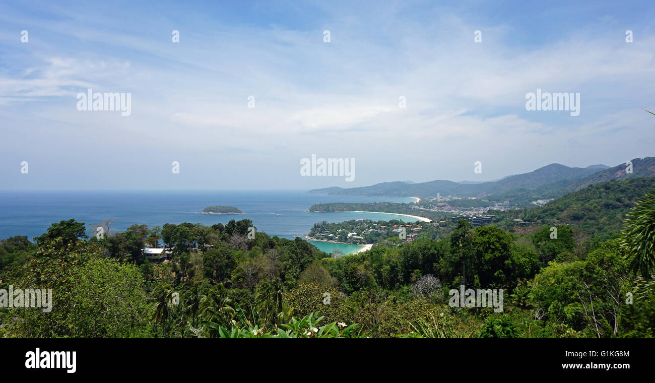 amazing landscape on viewpoint of phuket island Stock Photo - Alamy