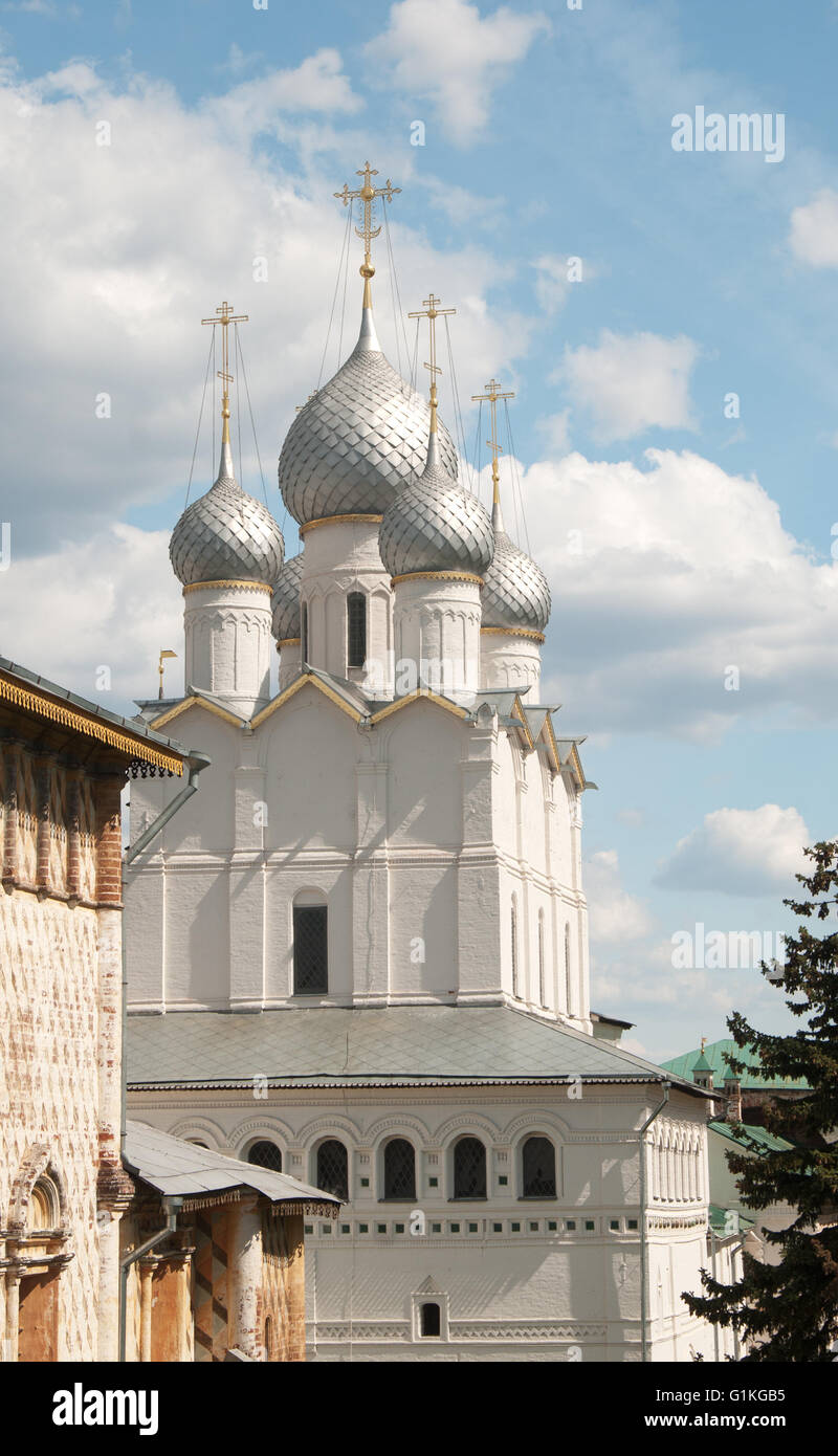 Rostov the Great in spring, view to the kremlin, The Church Of the ...
