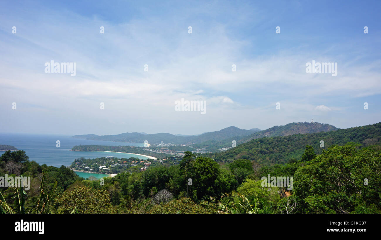 amazing landscape on viewpoint of phuket island Stock Photo - Alamy