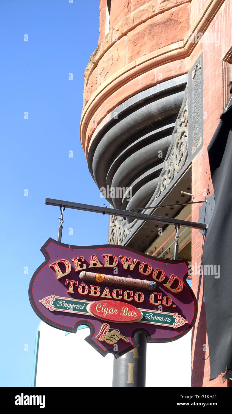 Deadwood South Dakota USA Stock Photo - Alamy