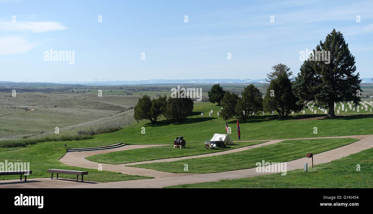 Custer battlefield national cemetery hi-res stock photography and ...