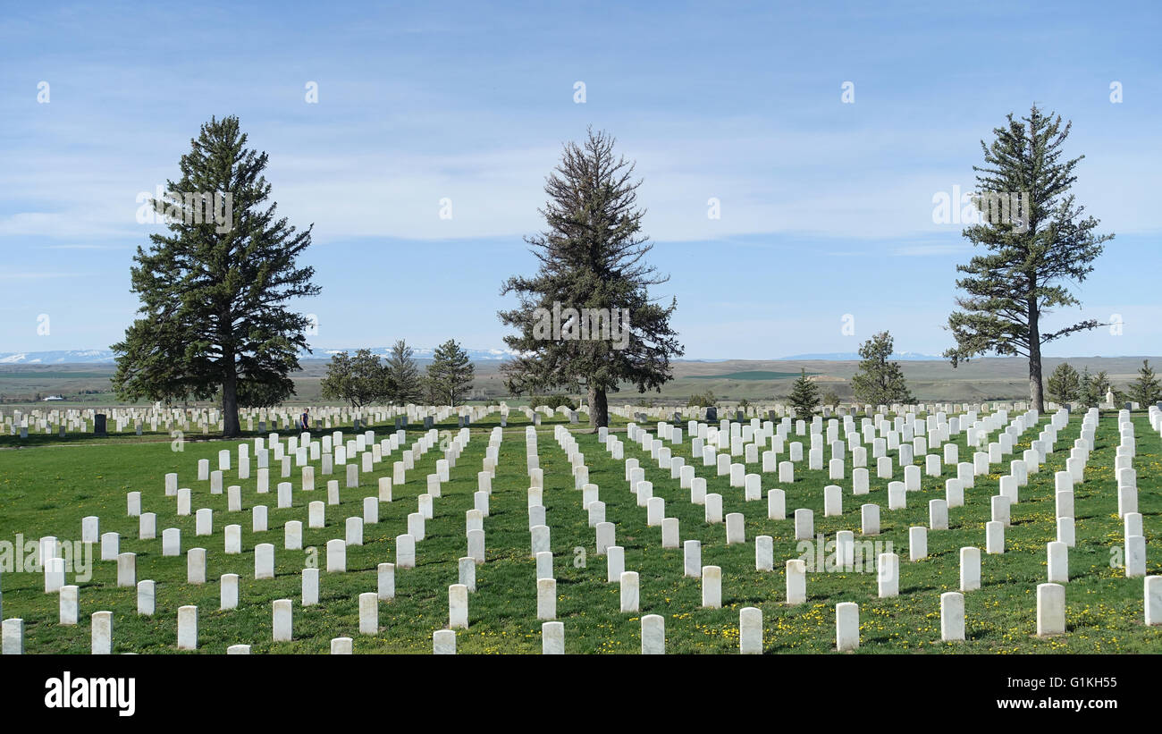 Custer battlefield cemetery hi-res stock photography and images - Alamy