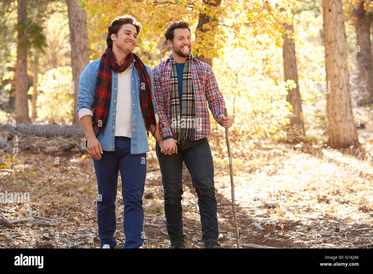 Two gay men hiking hi-res stock photography and images - Alamy