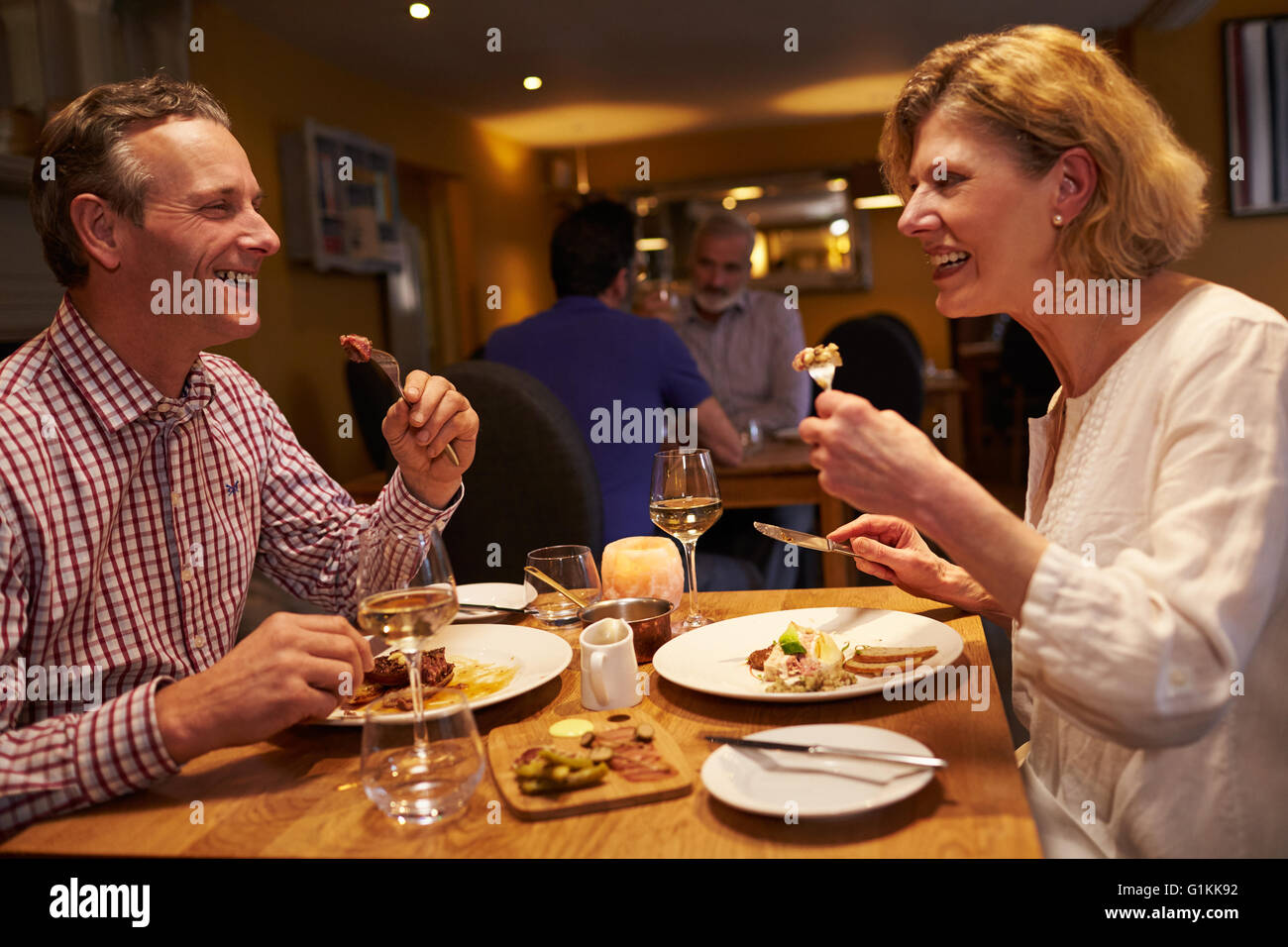 Two gay men having dinner hi-res stock photography and images - Alamy