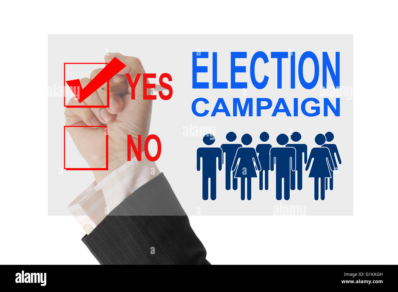 Election banner hi-res stock photography and images - Alamy
