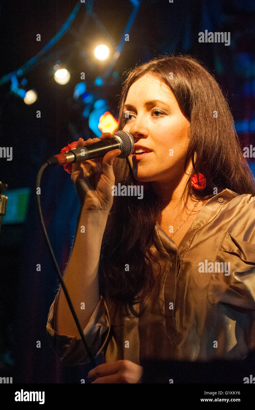 Young Polish musicians perform at the Tygmont jazz club downtown Warsaw ...