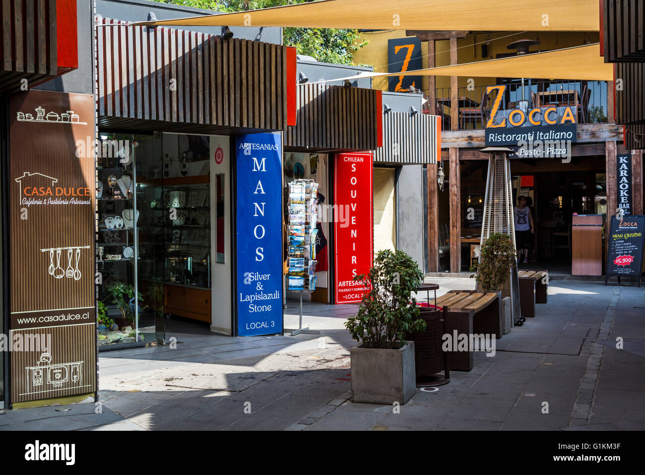 Santiago chile street signs hi-res stock photography and images - Alamy
