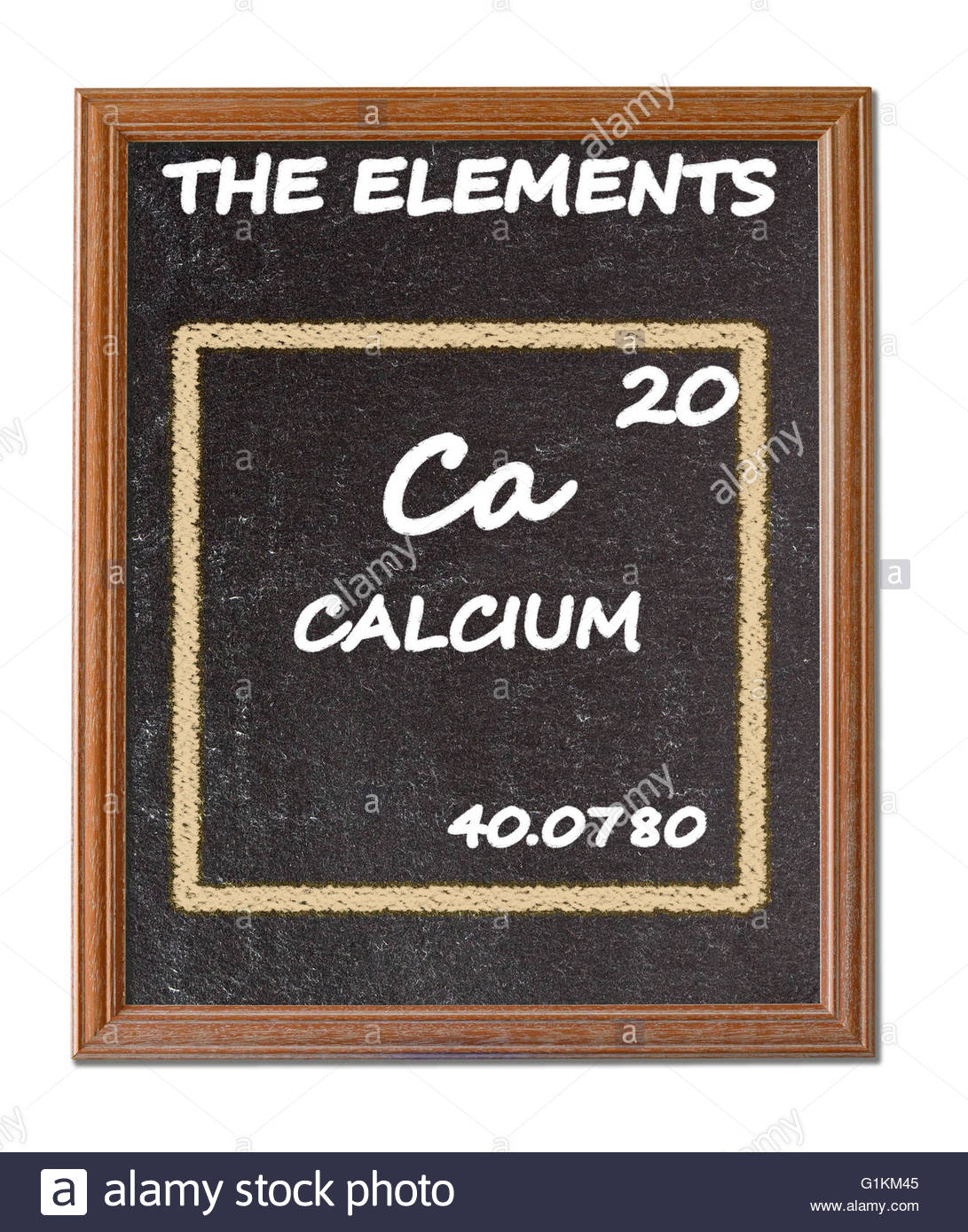 Calcium Ca Chemical Element Periodic High Resolution Stock Photography ...