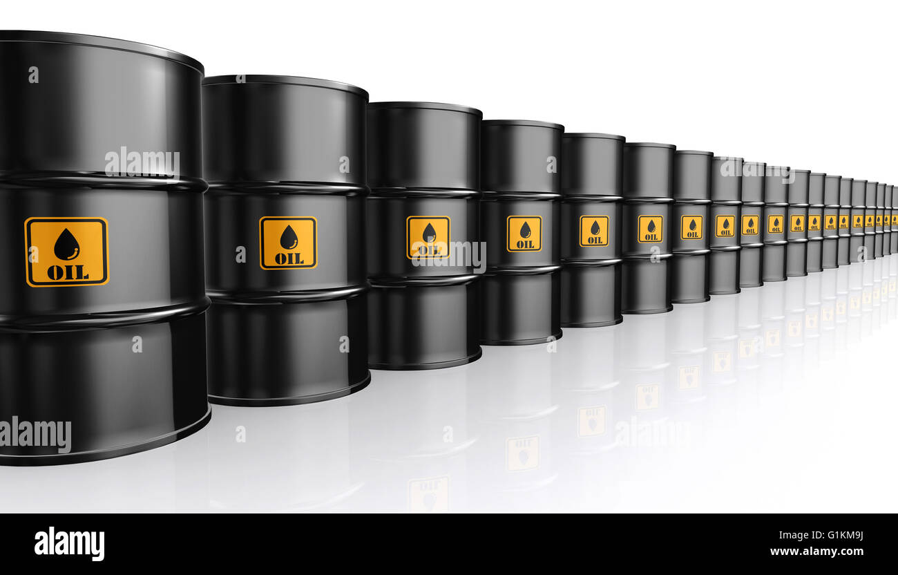 3d illustration industrial barrels hi-res stock photography and images ...