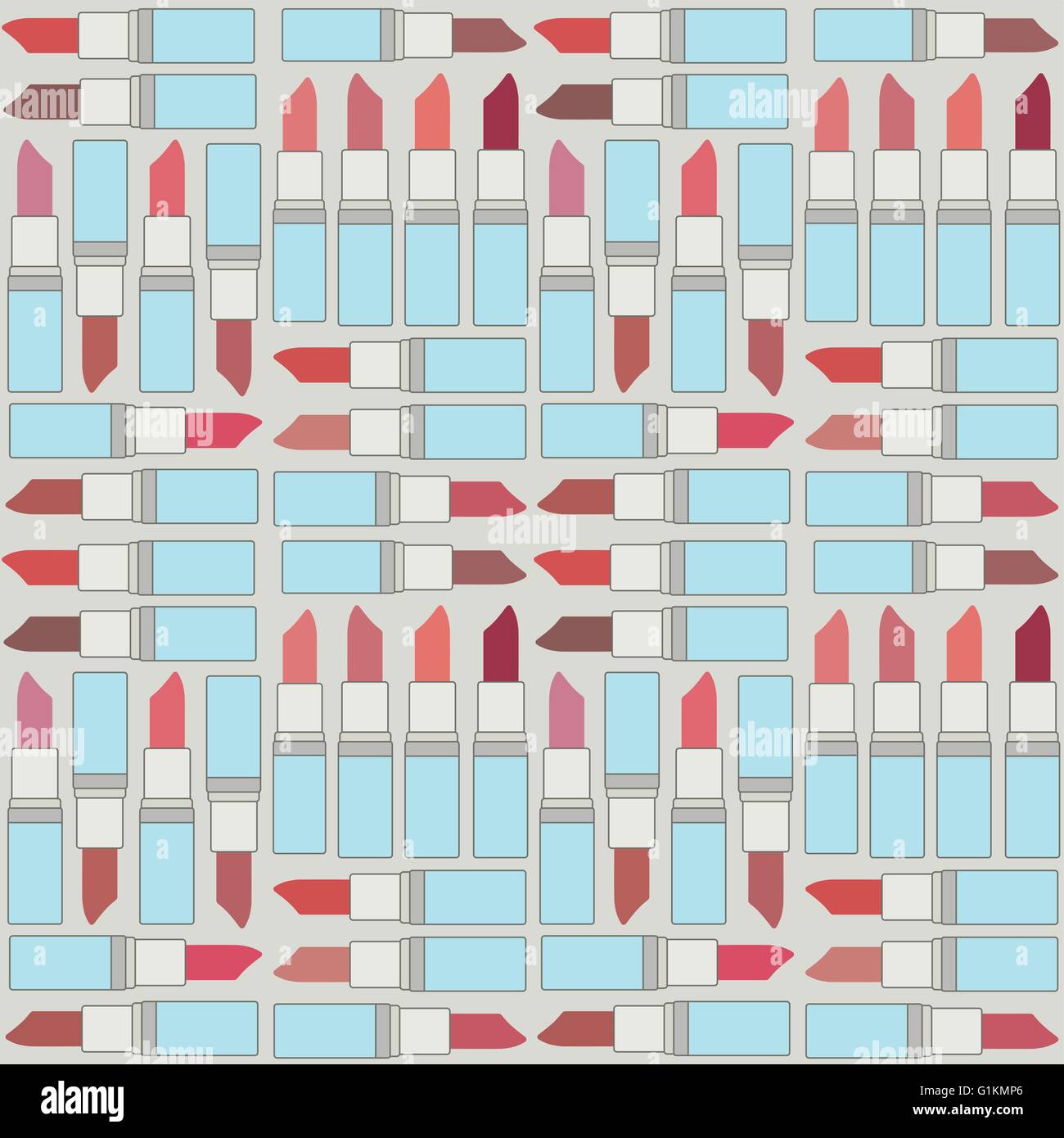 Retro vector seamless pattern background with lipsticks 2 Stock Vector ...