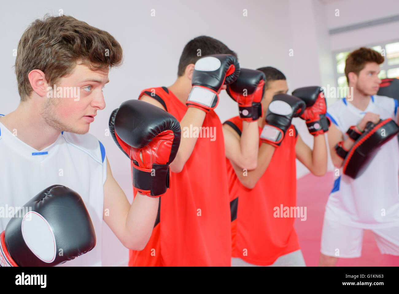 Boxing instruction hi-res stock photography and images - Alamy
