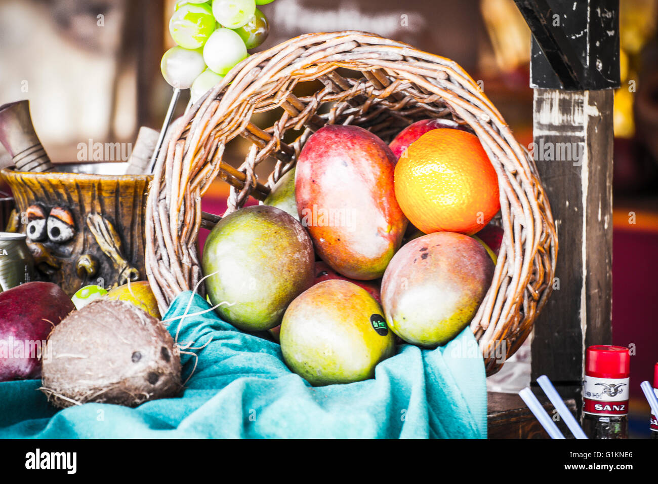 artisan food stalls, cheese, meat, stuffed into a medieval fair Stock ...