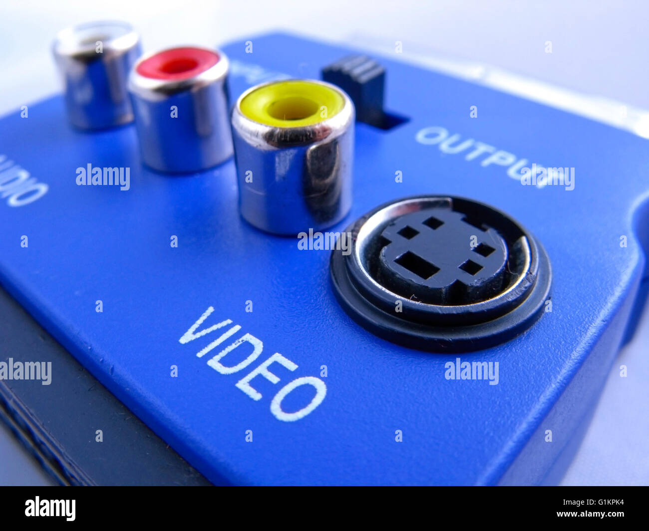 Picture of an s-video detail Stock Photo - Alamy