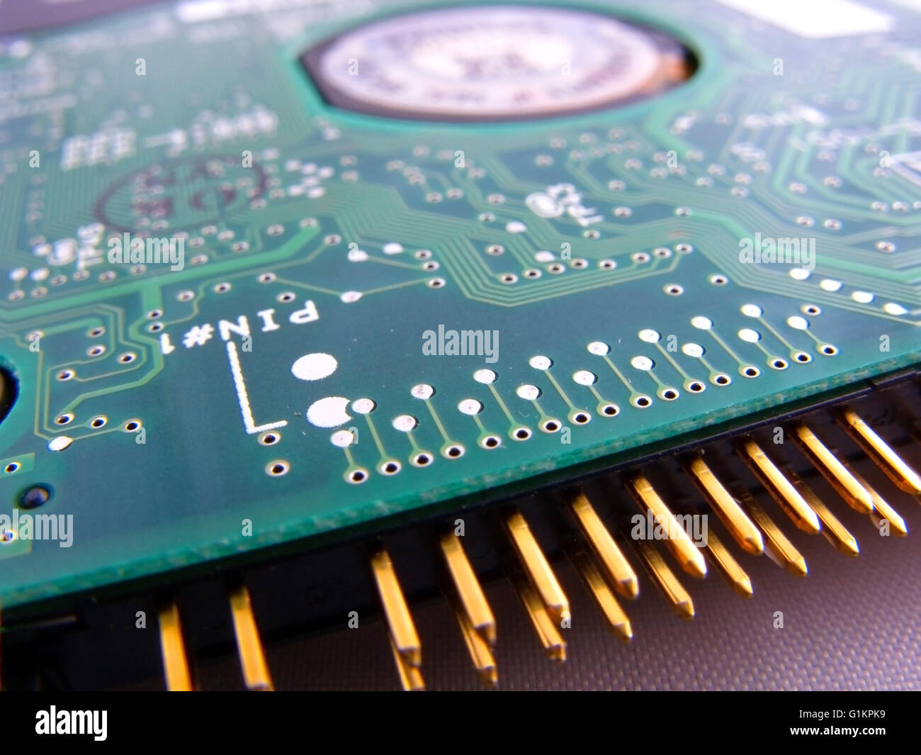 Picture of a detail electronic part. With nice details and colors Stock ...