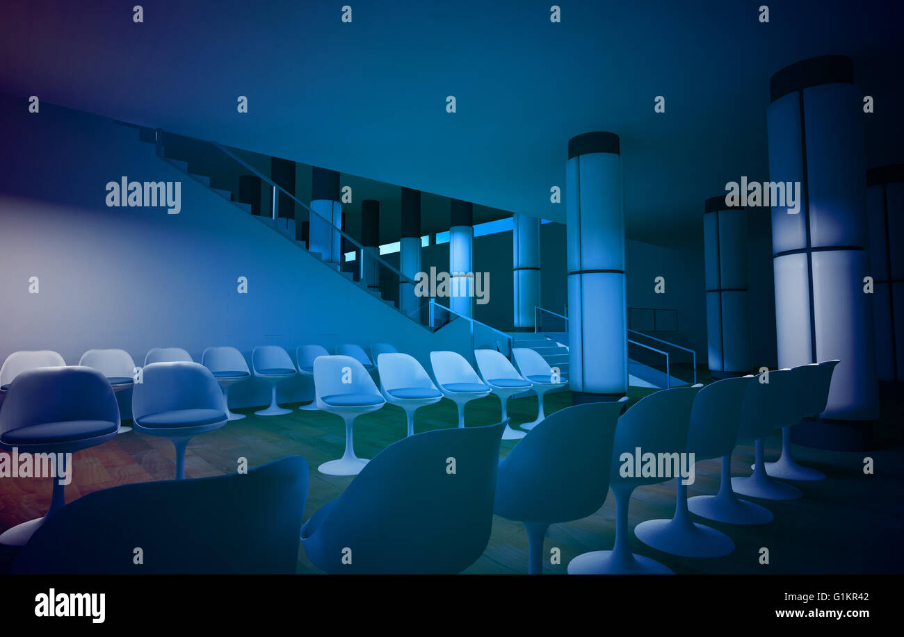 Hospital waiting room, conceptual architecture, clean space Stock Photo ... Hospital waiting room, conceptual architecture, clean space Stock Photo ...