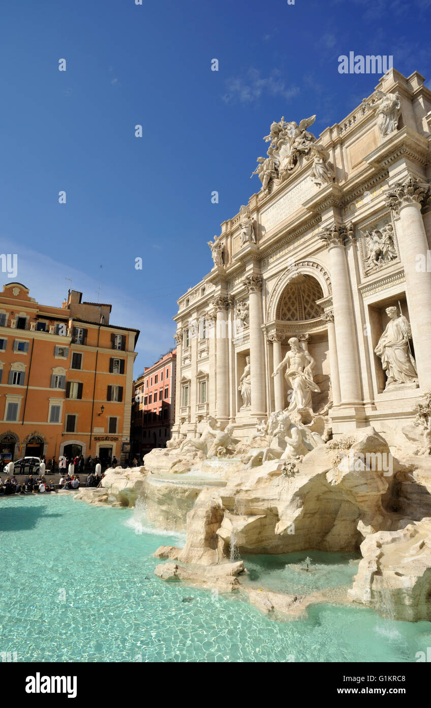 Trevi fountain, Rome, Italy Stock Photo - Alamy