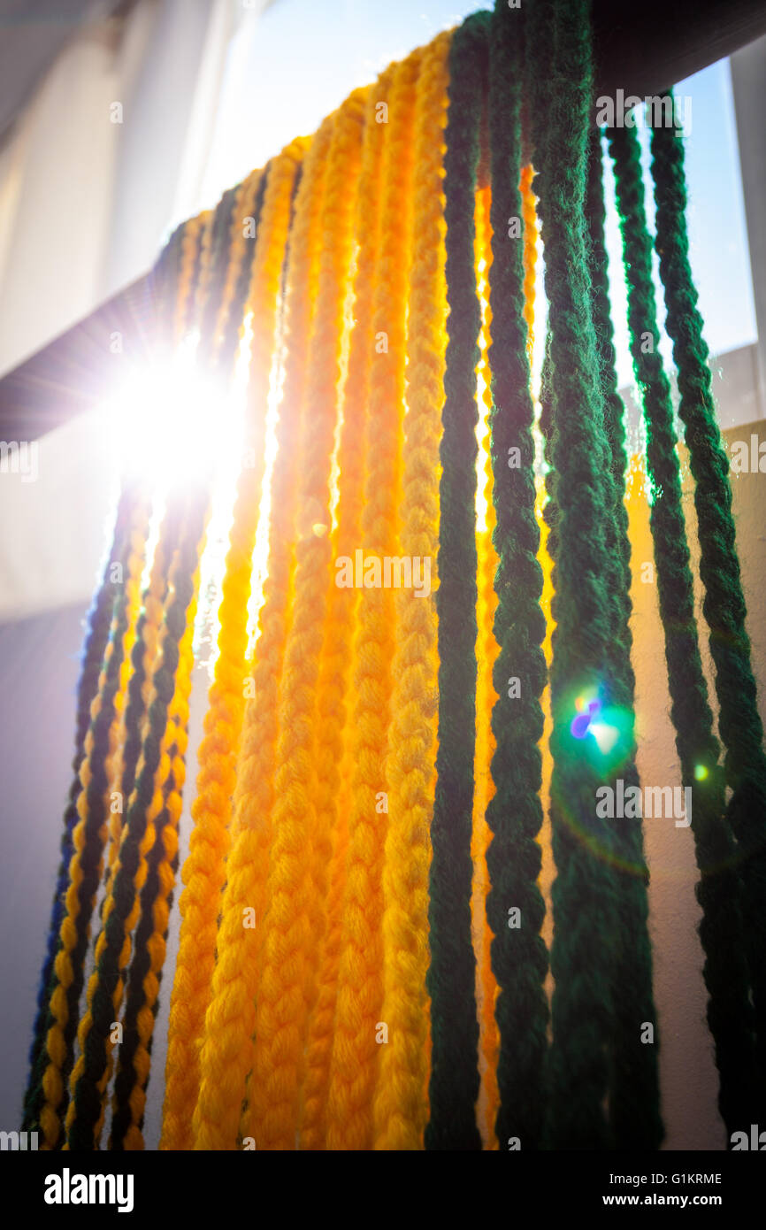 Birimbao, ropes and roda in the capoeira game. Athens, Central Athens ...