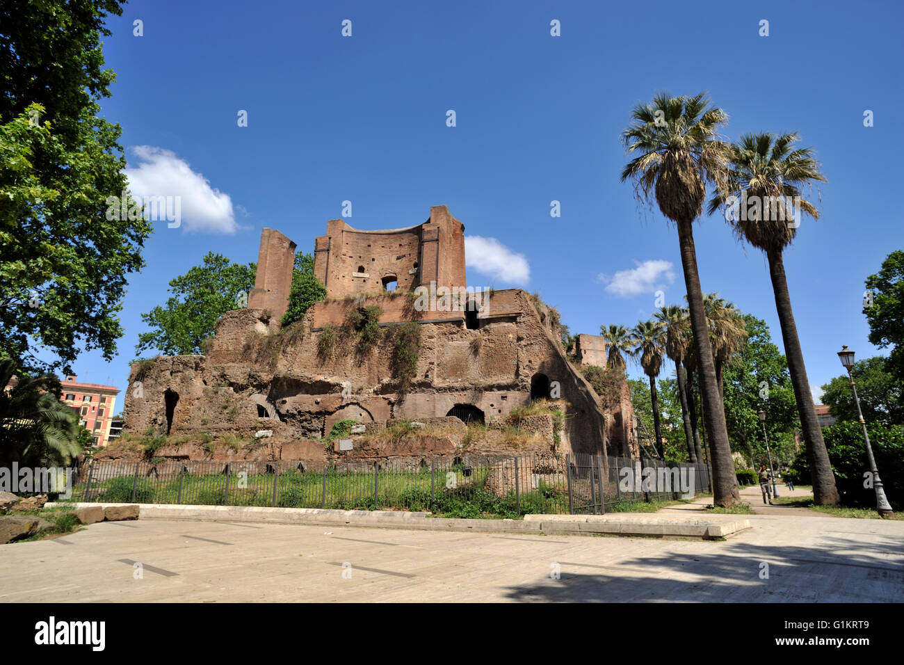 Italy, Rome, Piazza Vittorio Emanuele II, Ninfeo di Alessandro ...