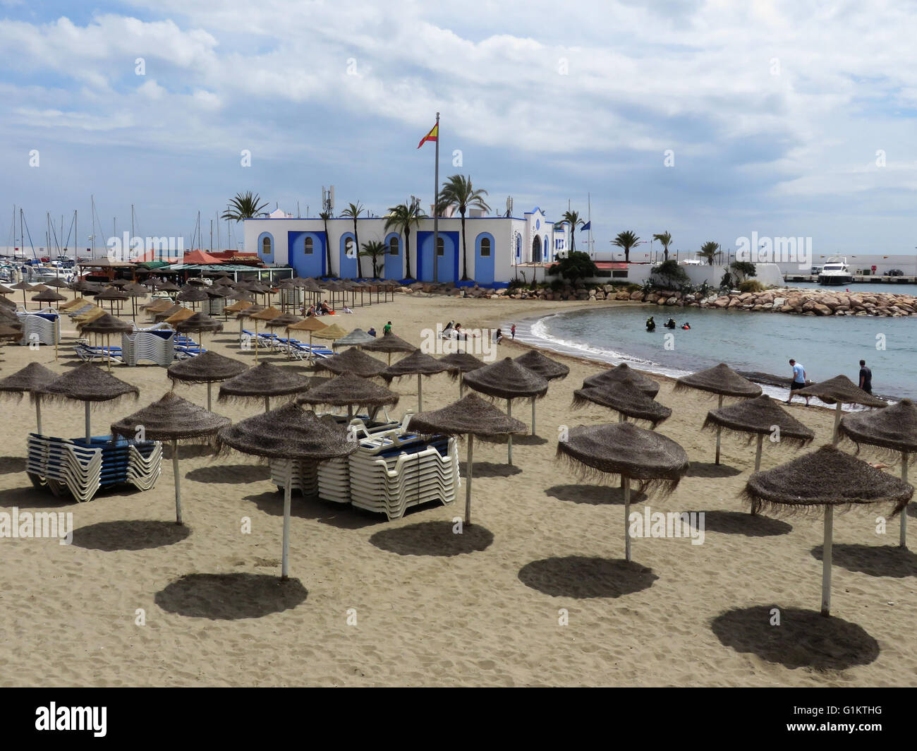 Marbella beach Spain Stock Photo - Alamy