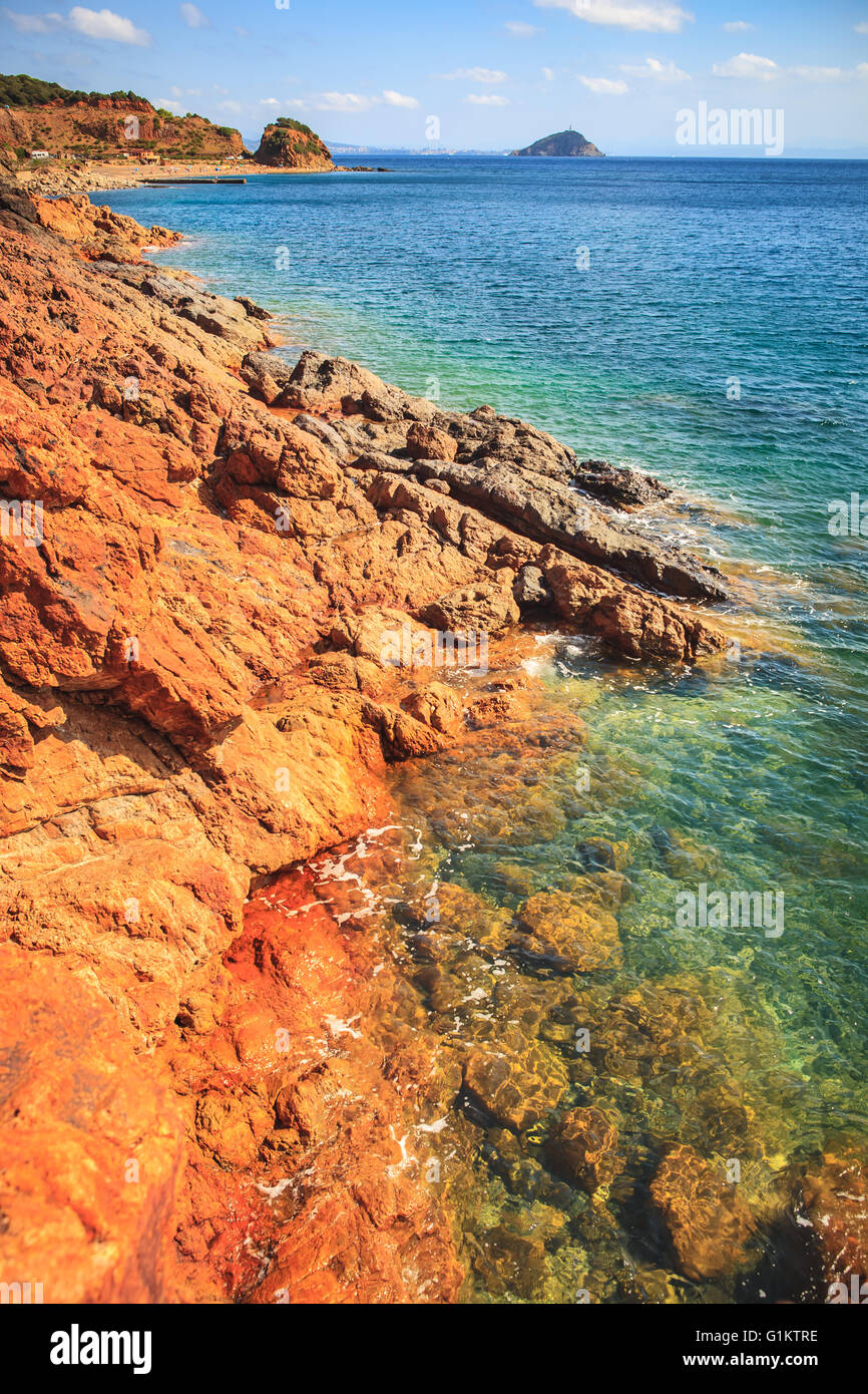 A beach near Cavo, Elba Island, Italy Stock Photo - Alamy