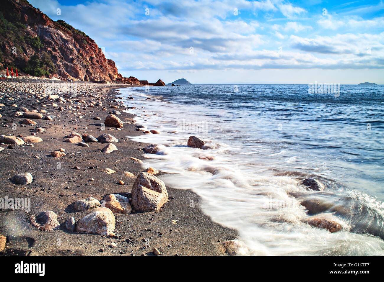 A beach near Cavo, Elba Island, Italy Stock Photo - Alamy