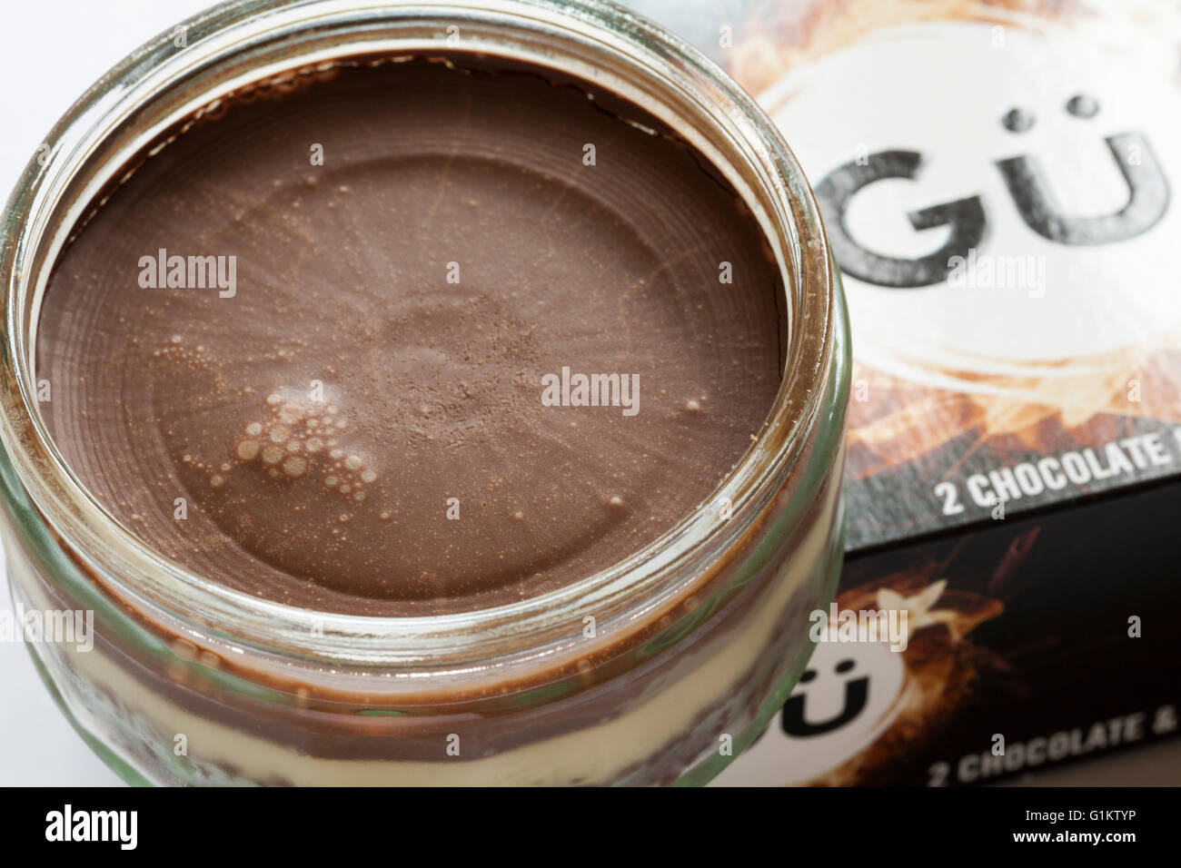 Gu Chocolate & Madagascan Vanilla Cheesecakes with ramekin removed and ...