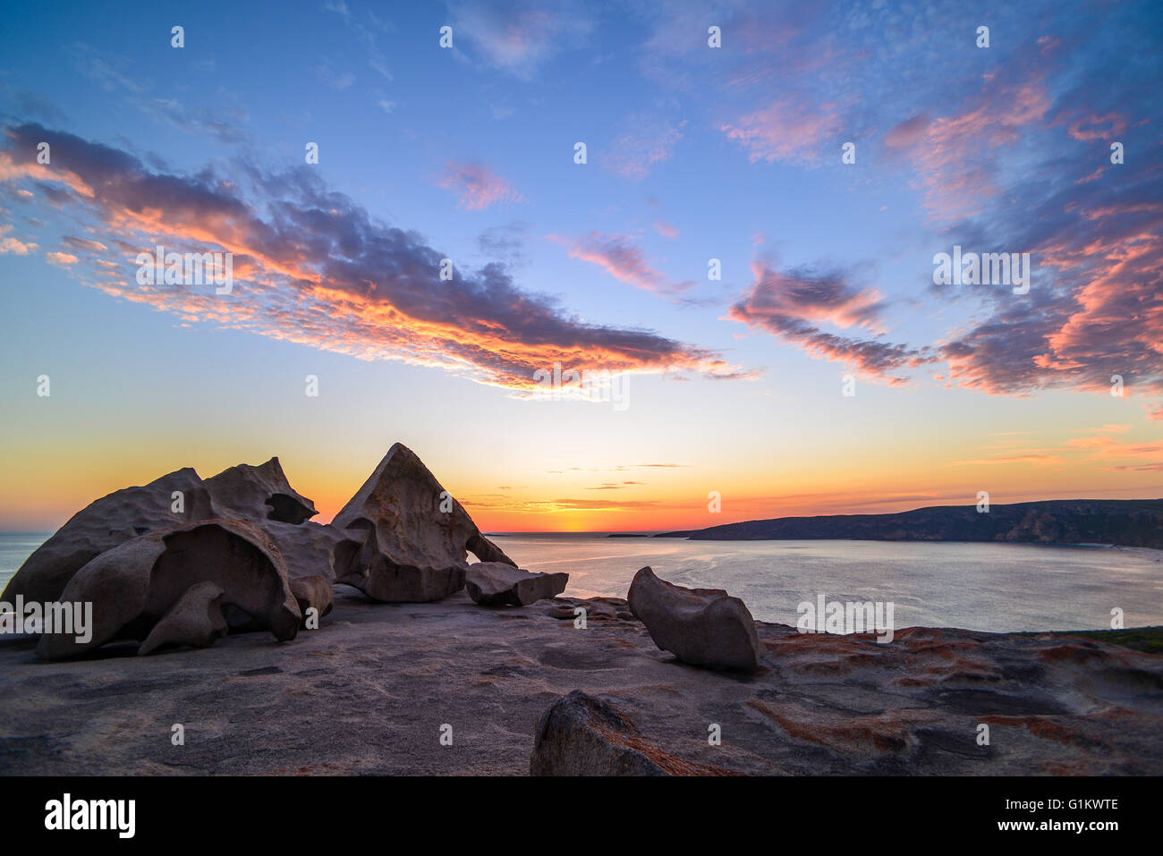 Remarkable Rocks - Sunset Stock Photo - Alamy