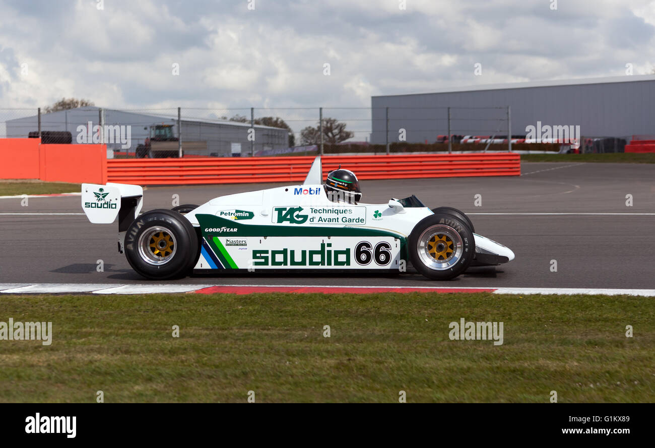 Tommy Dreelan driving a 1982, Williams FW08 Formula 1 car, during the ...