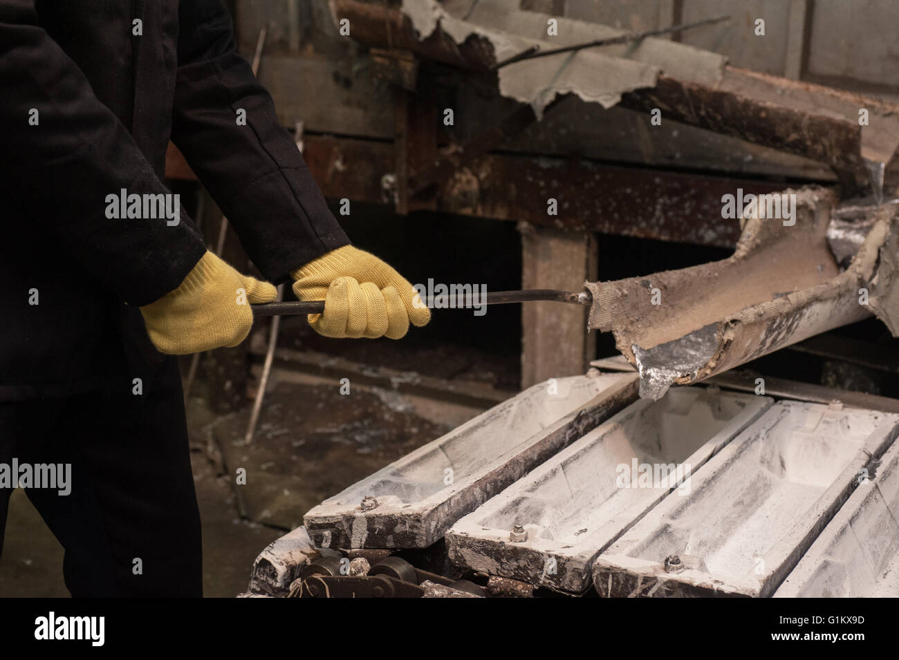 metal melting factory Stock Photo - Alamy