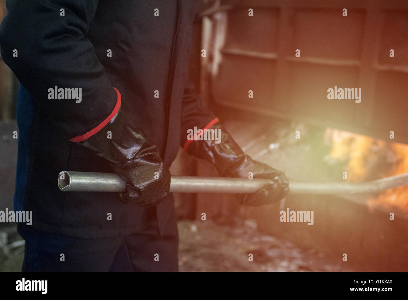 metal melting factory Stock Photo - Alamy