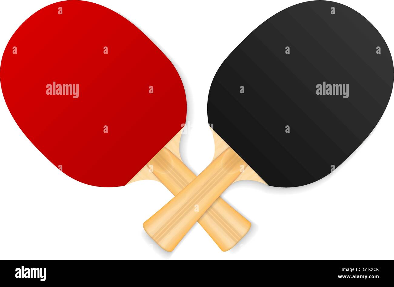 Two table tennis ping Stock Vector Images - Alamy