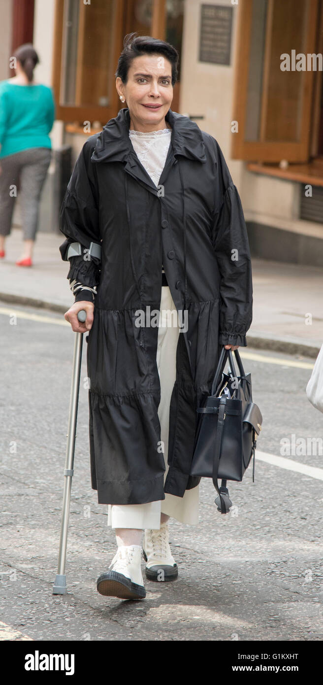 Pic shows: Janan Harb arrives at the High Court today. 17.5.16 Janan ...