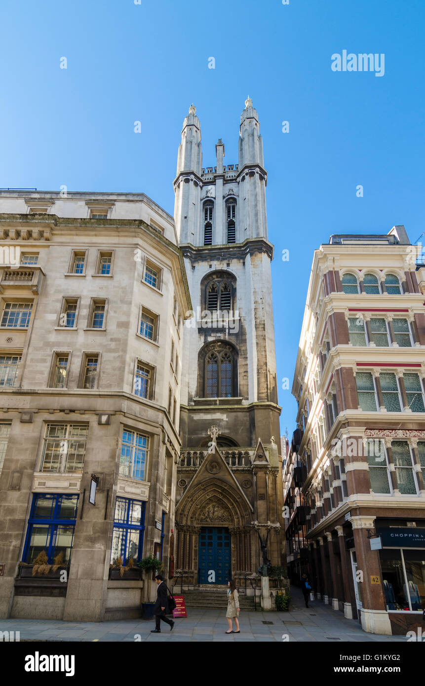 St Michael's Church, Cornhill, City of London, UK Stock Photo - Alamy