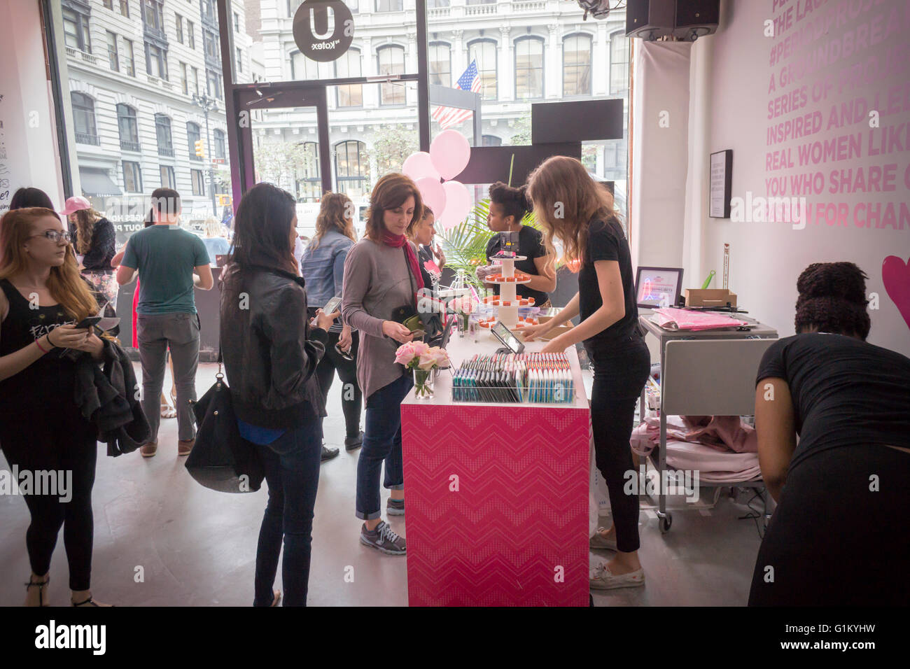 Visitors to The Period Project's self-proclaimed world's first pop-up ...