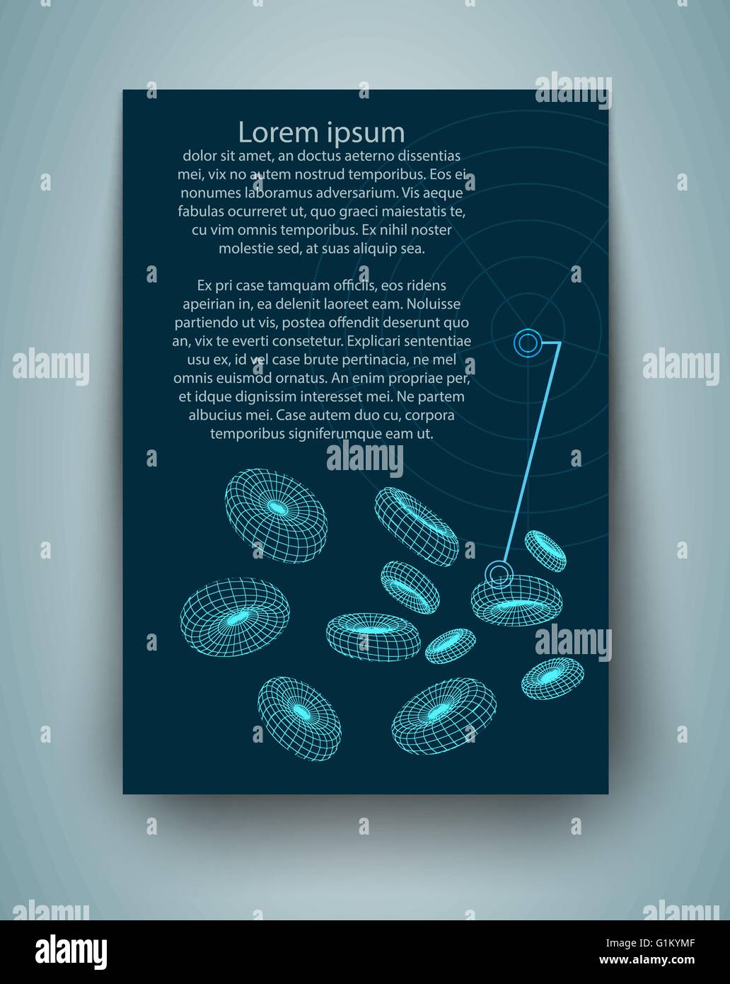 Brochure for blood research laboratory Stock Vector Image & Art - Alamy